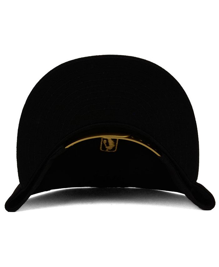 New Era Boys' Atlanta Hawks Black on Gold 9FIFTY Snapback Cap - Macy's