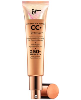 IT Cosmetics Your Skin But Better CC+ Bronzer SPF 50+, 1.08 fl. oz ...