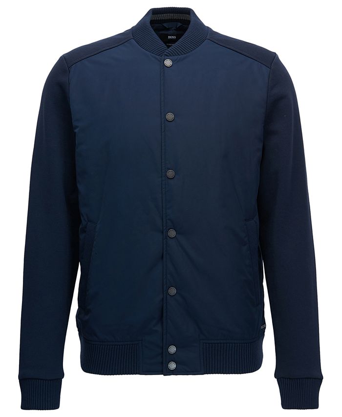Hugo Boss Men's Skiles Varsity Jacket - Macy's