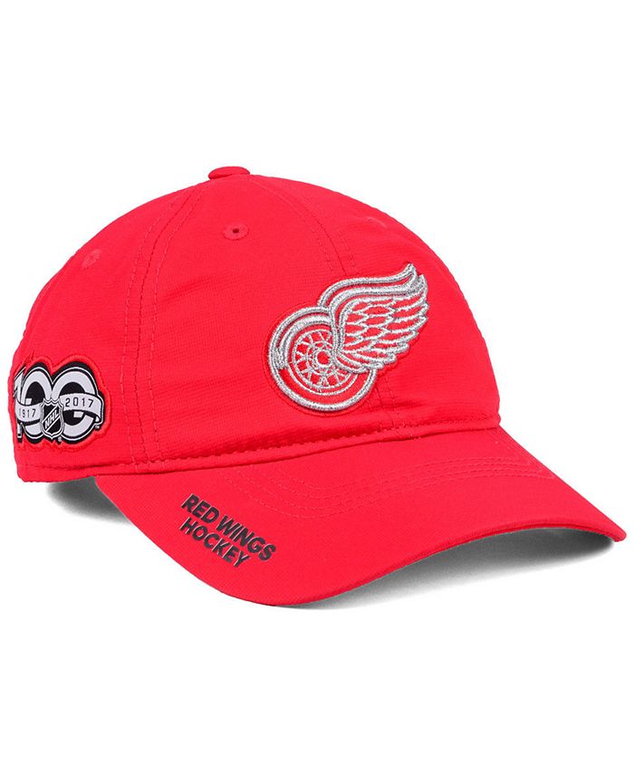 adidas Detroit Red Wings 100th Celebration Relaxed Adjustable Cap - Macy's