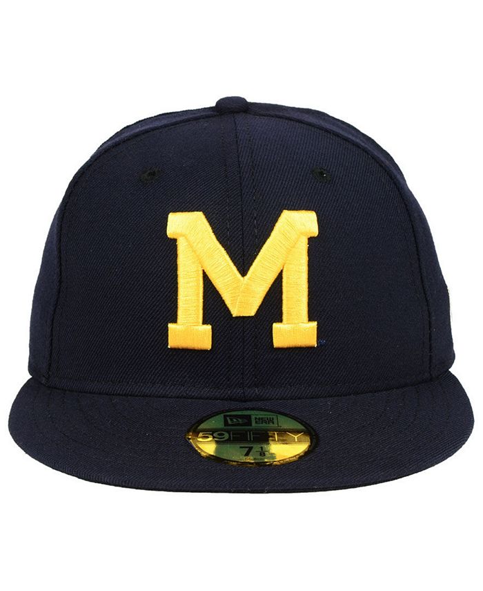 New Era Michigan Wolverines Vault 59FIFTY Fitted Cap - Macy's