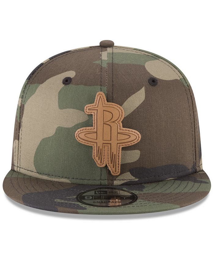 New Era Houston Rockets Camo 9FIFTY Snapback Cap - Macy's