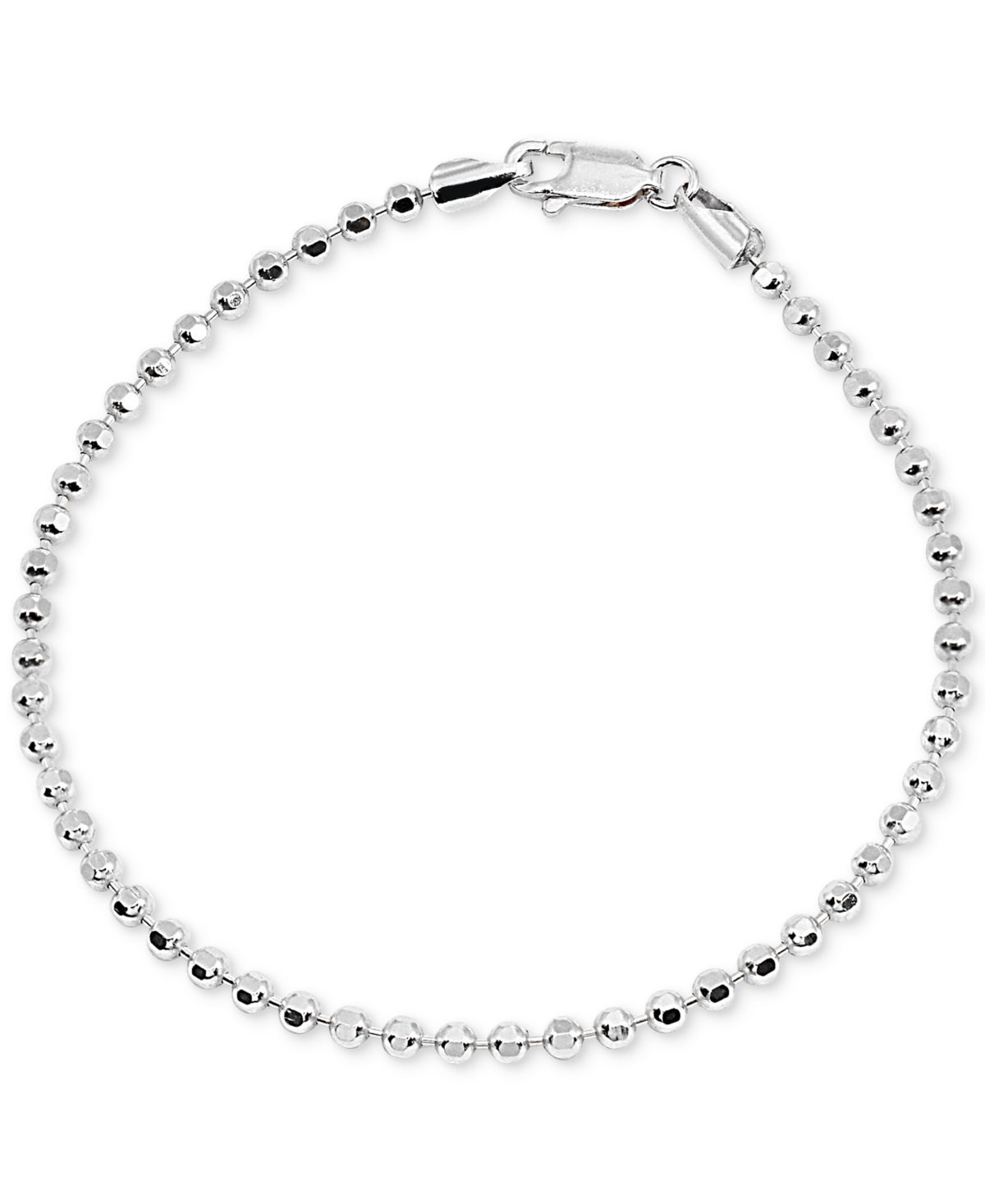 Click here for Giani Bernini Beaded Chain Bracelet in Sterling Si... prices