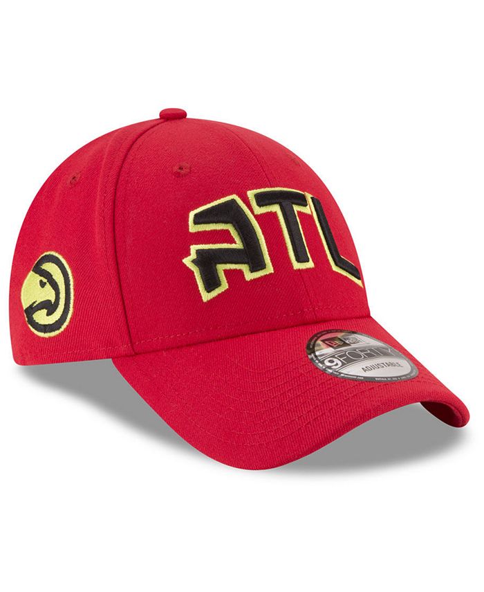 New Era Atlanta Hawks Statement Jersey Hook 9FORTY Cap - Macy's