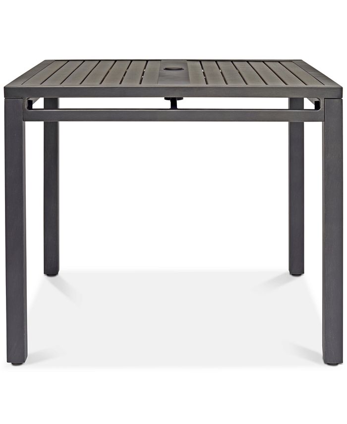 Agio CLOSEOUT! Aluminum 36" Square Outdoor Dining Table, Created for ...