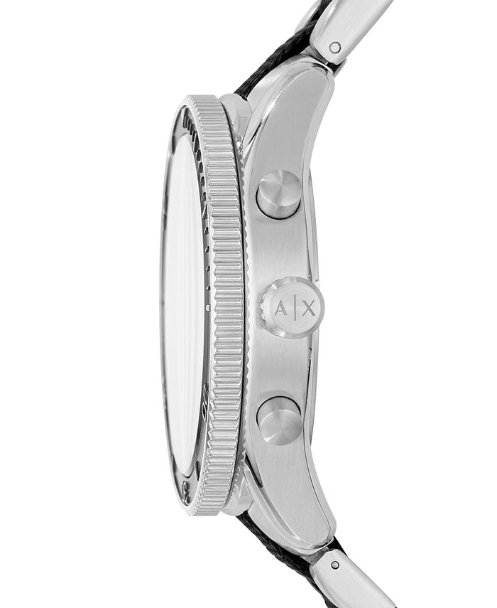 A|X Armani Exchange Men's Chronograph Two-Tone Stainless Steel Bracelet Watch 46mm - Macy's