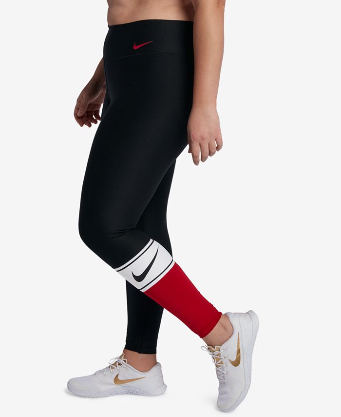 Nike Power Plus Size Dri-FIT Colorblocked Leggings - Macy's