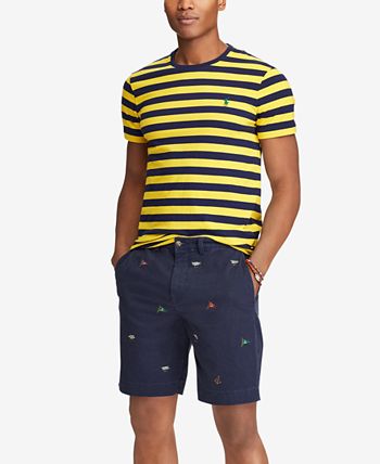 Polo Ralph Lauren Men's Embroidered Stretch Classic Fit Shorts - Macy's