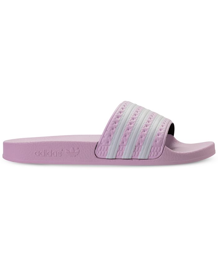 adidas Big Girls Adilette Slide Sandals from Finish Line - Macy's
