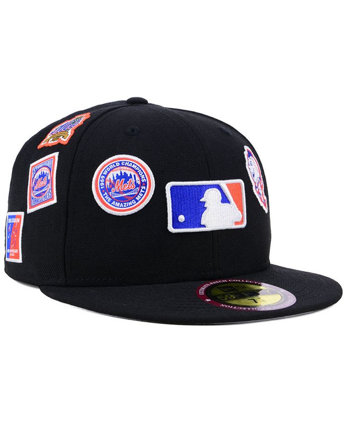 New Era New York Mets Ultimate Patch Collection All Patches 59FIFTY Cap ...