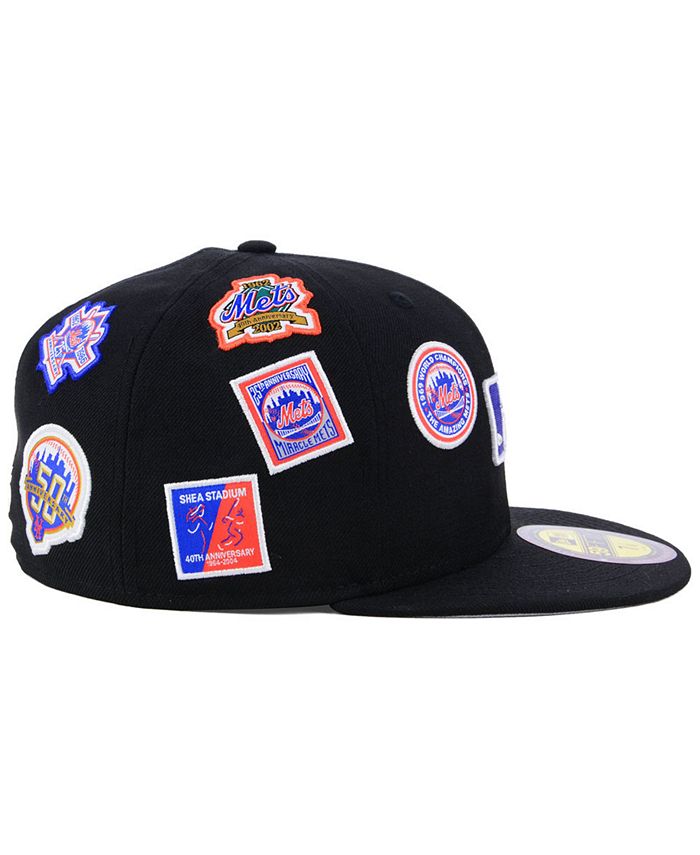 New Era New York Mets Ultimate Patch Collection All Patches 59FIFTY Cap ...