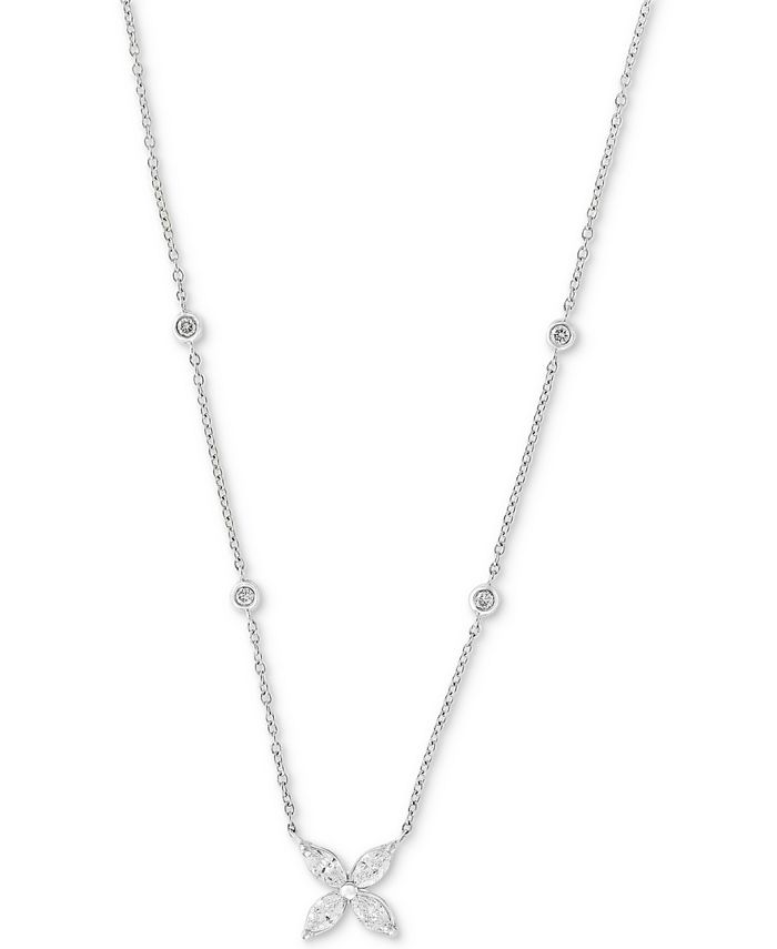 EFFY Collection EFFY® Diamond 18" Pendant Necklace (1/2 ct. t.w.) in ...