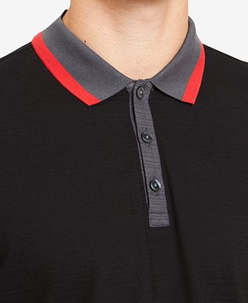 Calvin Klein Men's Tri-Color Polo - Macy's