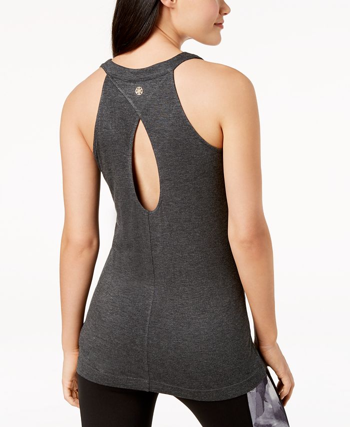 Gaiam Fiona Graphic Keyhole-Back Tank Top - Macy's