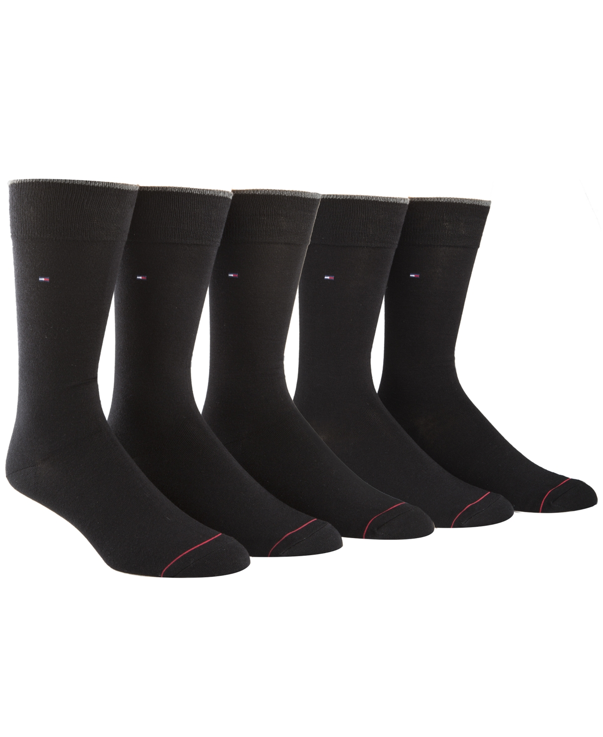 Click here for Tommy Hilfiger 5-Pack Dress Socks - Black prices