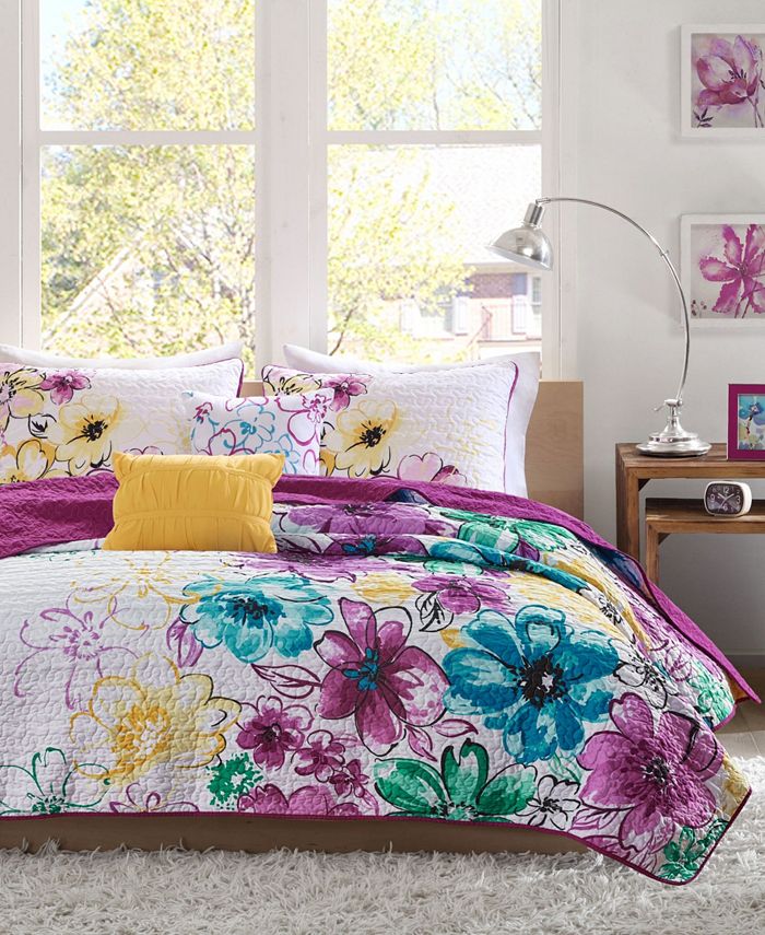 Intelligent Design Olivia 5-Pc. Full/Queen Coverlet Set - Macy's