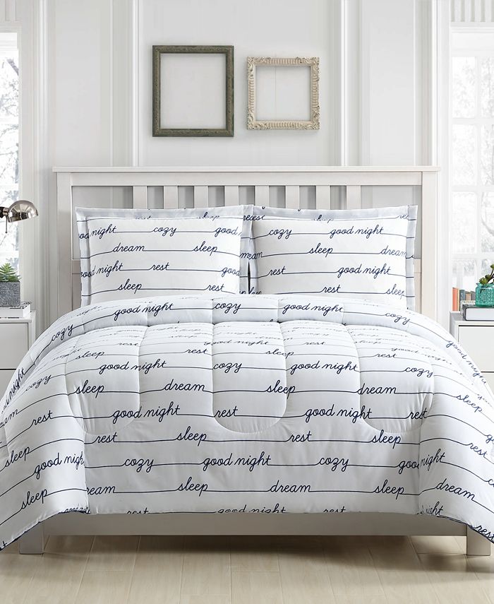 Ellison First Asia Gingham 2-Pc. Reversible Twin Comforter Set, Created ...