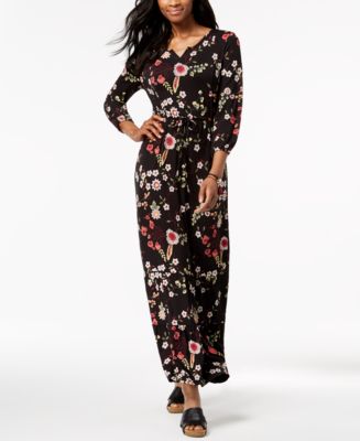 Style & Co Printed Maxi Dress, Created for Macy's - Macy's