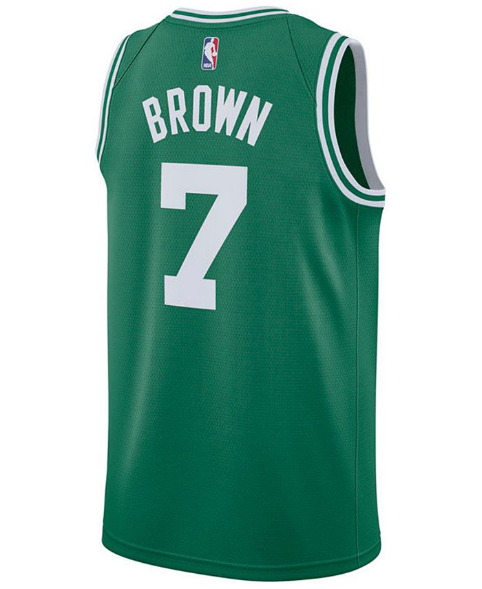 Nike Men's Jaylen Brown Boston Celtics Icon Swingman Jersey - Macy's
