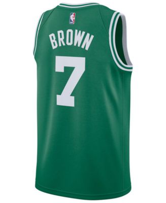 Nike Men's Jaylen Brown Boston Celtics Icon Swingman Jersey - Macy's