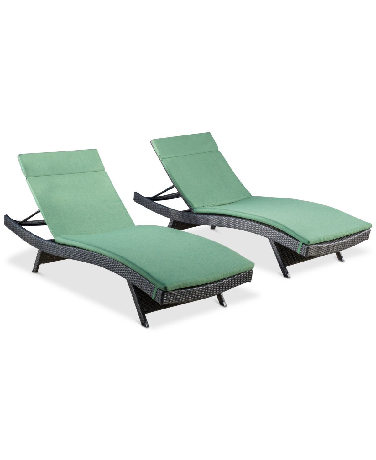 Click here for Hawkins Outdoor Chaise Lounge (Set Of 2) - Grey prices