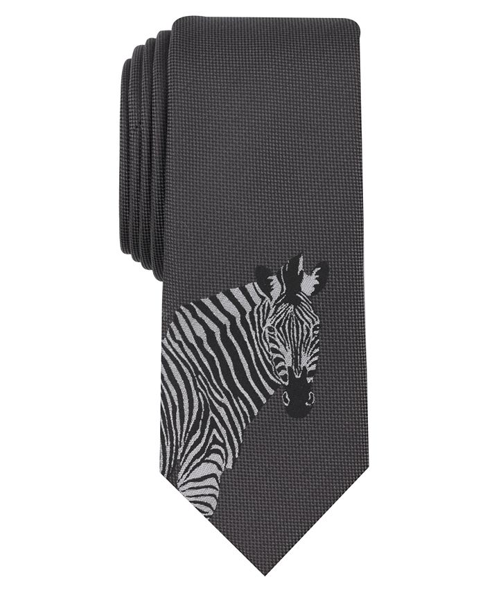Bar III Men's Zebra Tie, Created for Macy's - Macy's