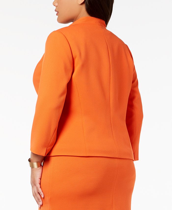 Kasper Plus Size Flyaway Jacket - Macy's