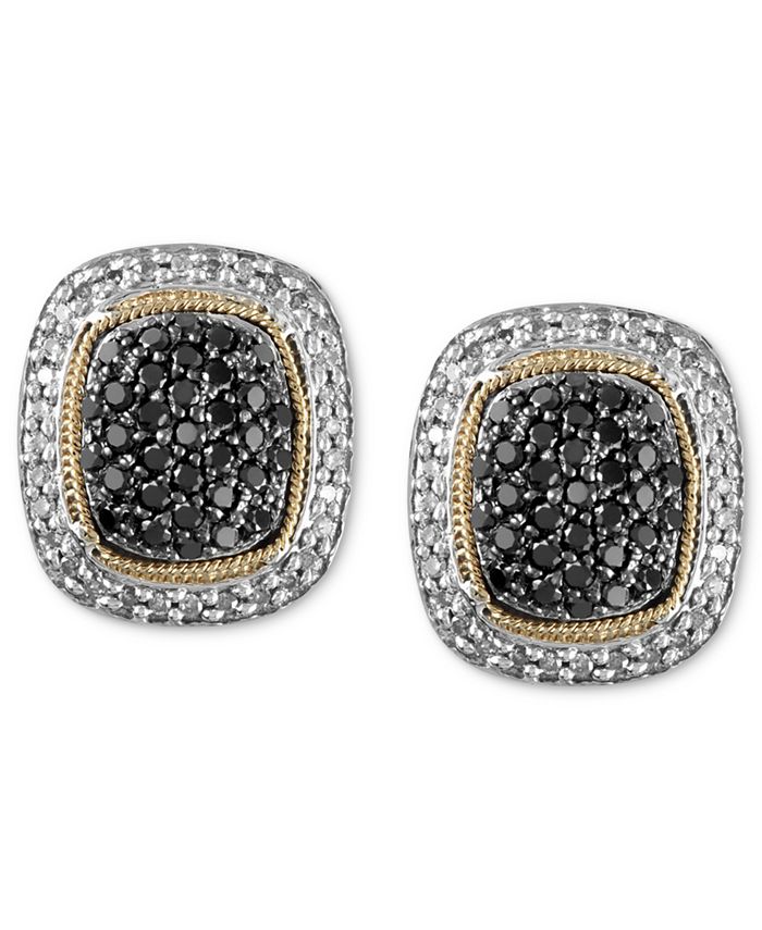 EFFY Collection Balissima by EFFY® Diamond Black and White Diamond Stud ...