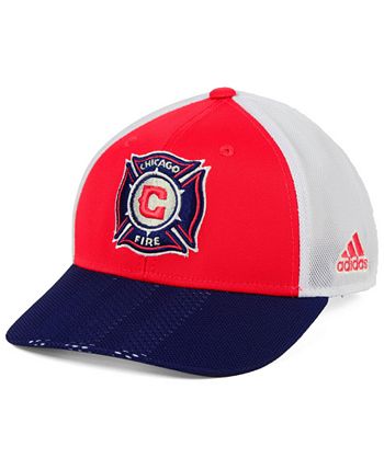 adidas Chicago Fire Authentic Mesh Adjustable Cap - Macy's