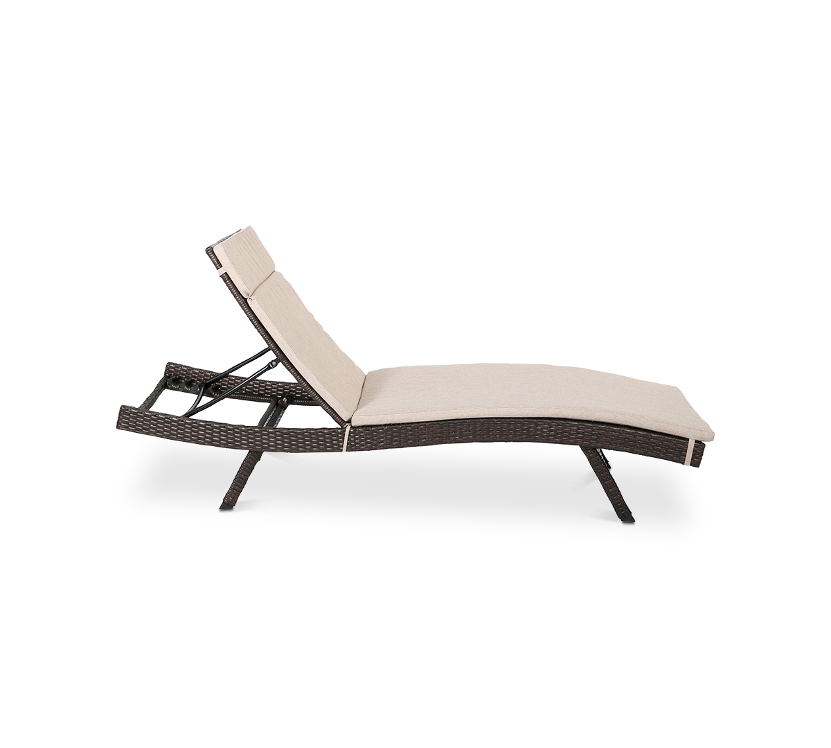 Click here for Reseda Outdoor Chaise Lounge - Brown prices