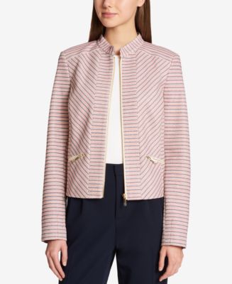 Tommy Hilfiger Chevron-Print Jacket - Macy's