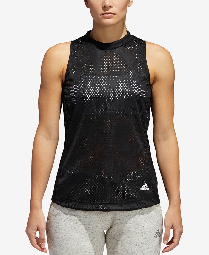 adidas Sport ID Mesh Tank Top - Macy's