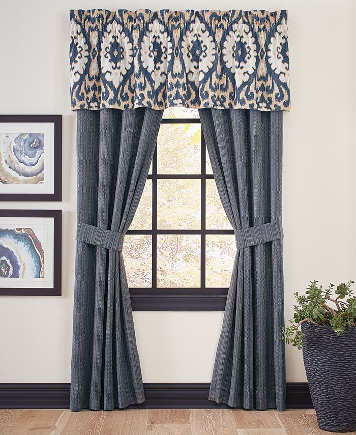 Croscill CLOSEOUT! Kayden 41" x 84" Pole Top Window Panel Pair with ...