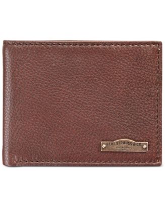 Levi's Men's RFID Leather Bifold Wallet - Macy's