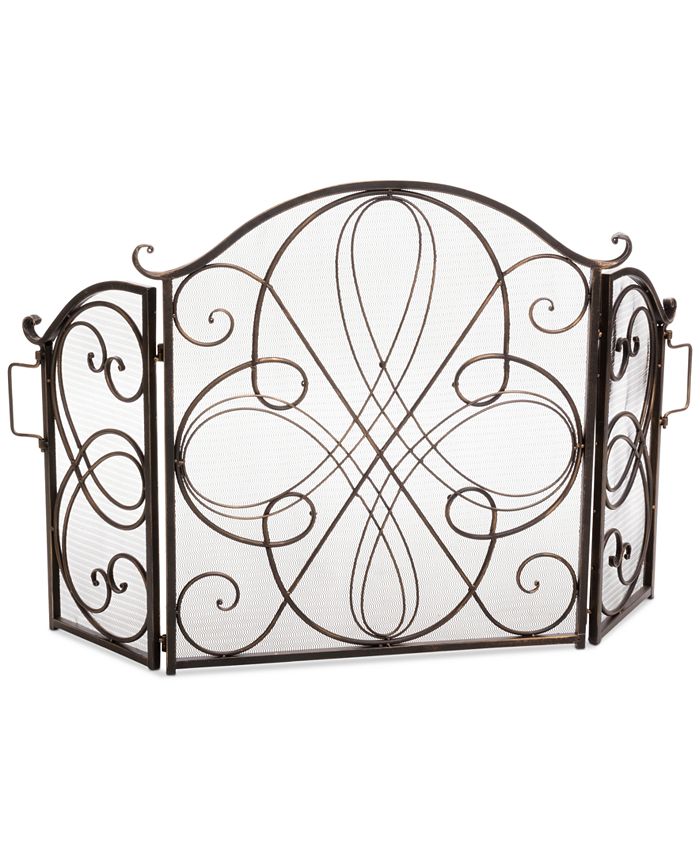 Noble House Flower Fireplace Screen - Macy's