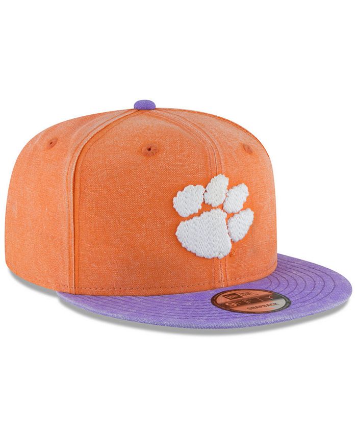 New Era Clemson Tigers Rugged Canvas Snapback Cap - Macy's