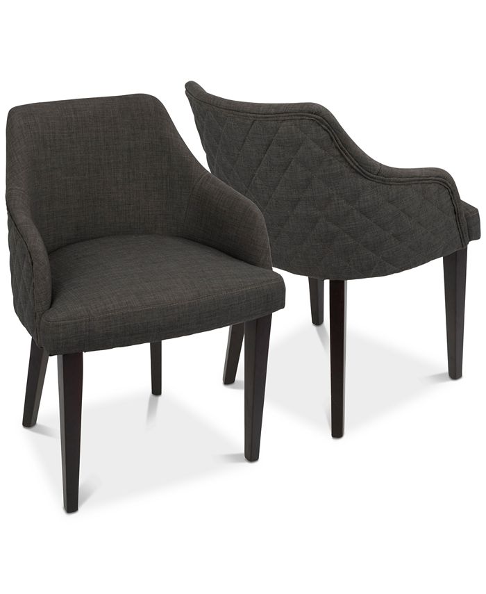 Lumisource Elliott Dining Chair (Set of 2), Quick Ship - Macy's