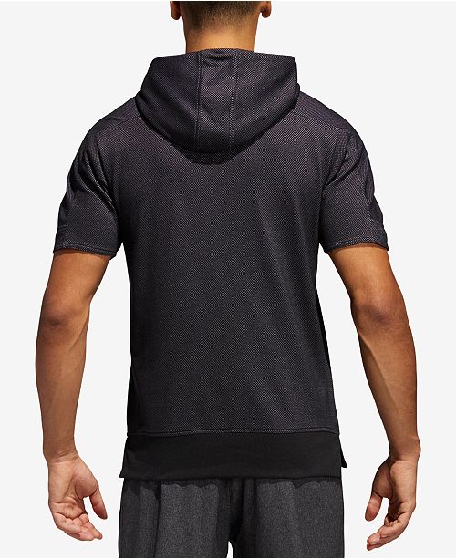 adidas Men's Sport ID Short-Sleeve Hoodie & Reviews - Hoodies ...