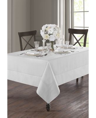 Waterford Corra White 70" x 84" Tablecloth - Macy's