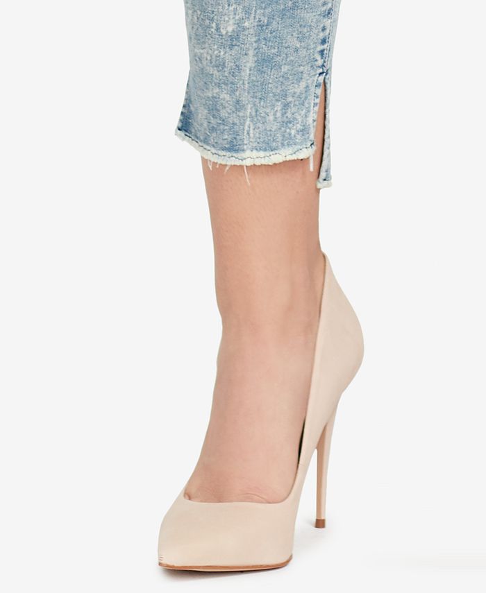 WILLIAM RAST Mid Rise Frayed Step-Hem Skinny Jeans - Macy's