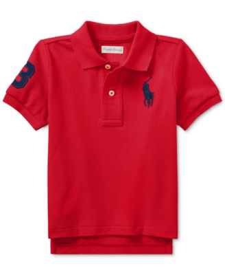 Ralph Lauren Mesh Cotton Polo, Baby Boys - Macy's