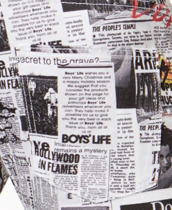 DOPE Men's Slim-Fit Newspaper Print Jeans - Macy's