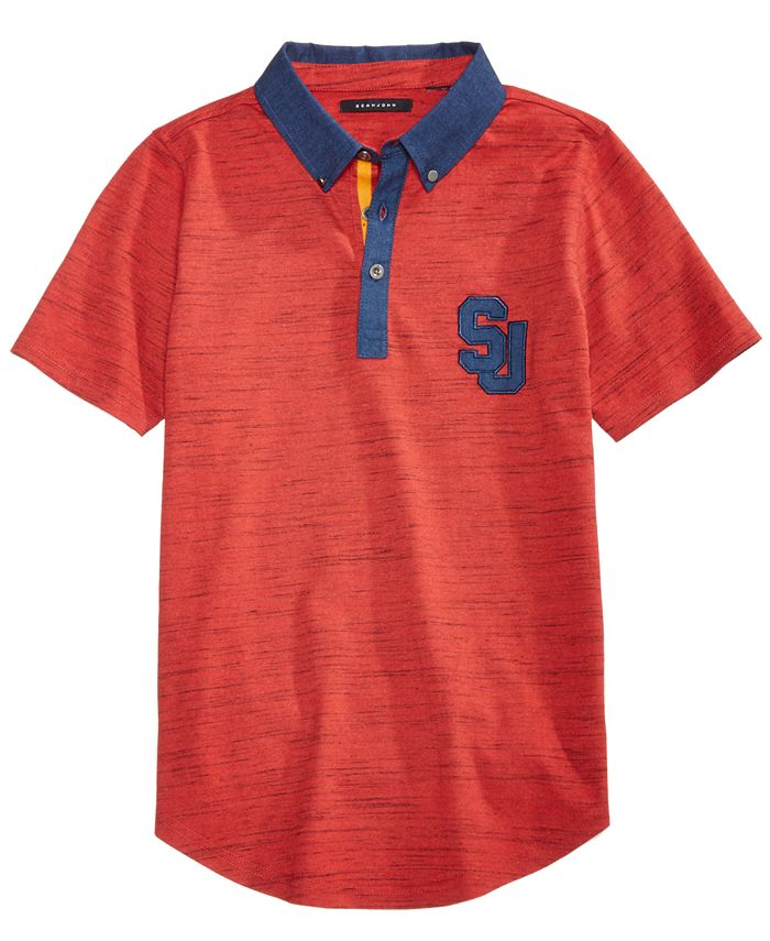 Sean John Big Boys Variegated Polo Shirt - Macy's