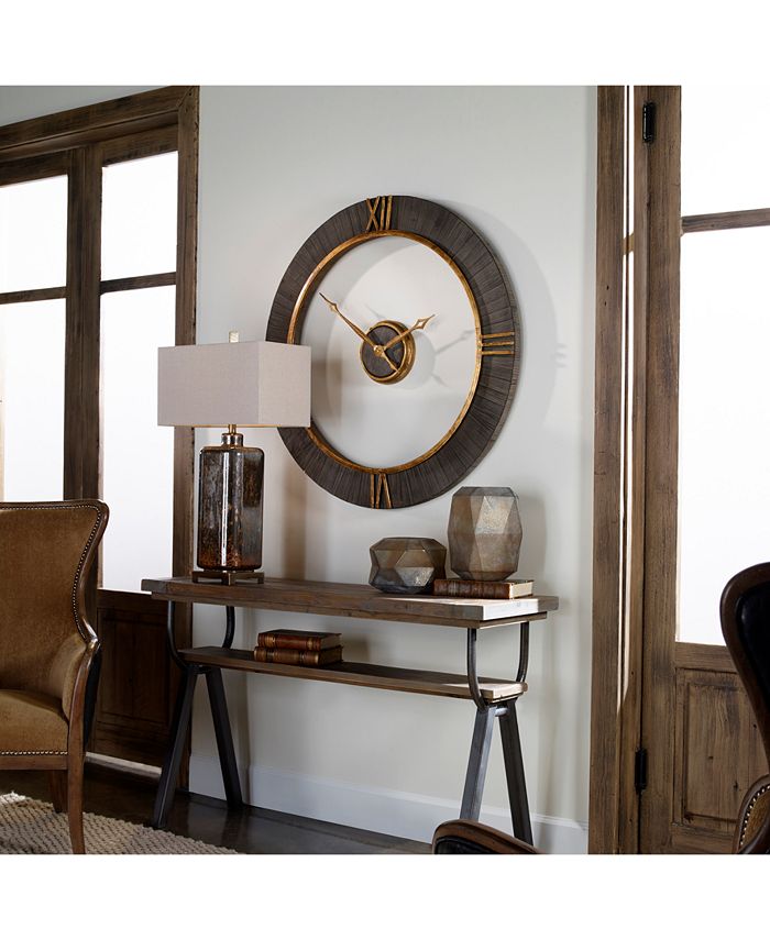 Uttermost 2-Pc. Alphonzo Modern Wall Clock - Macy's