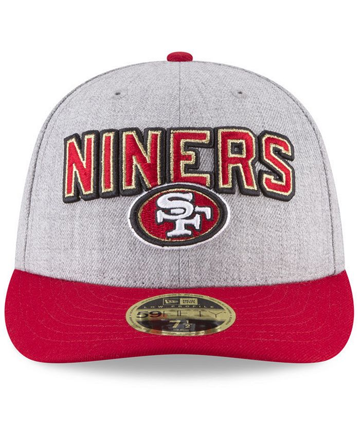 New Era San Francisco 49ers Draft Low Profile 59FIFTY FITTED Cap - Macy's