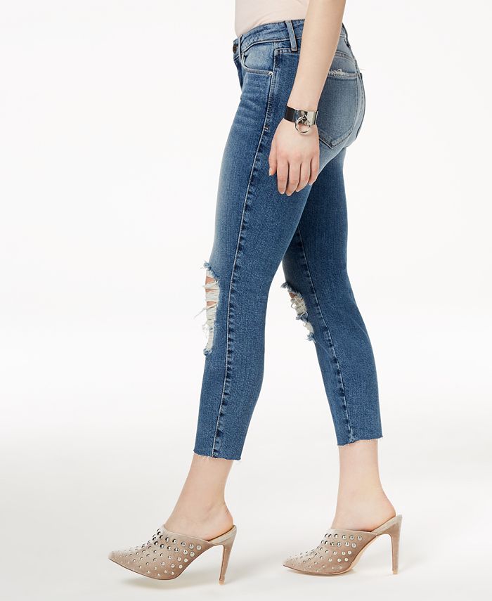 GUESS Ripped Skinny Jeans - Macy's