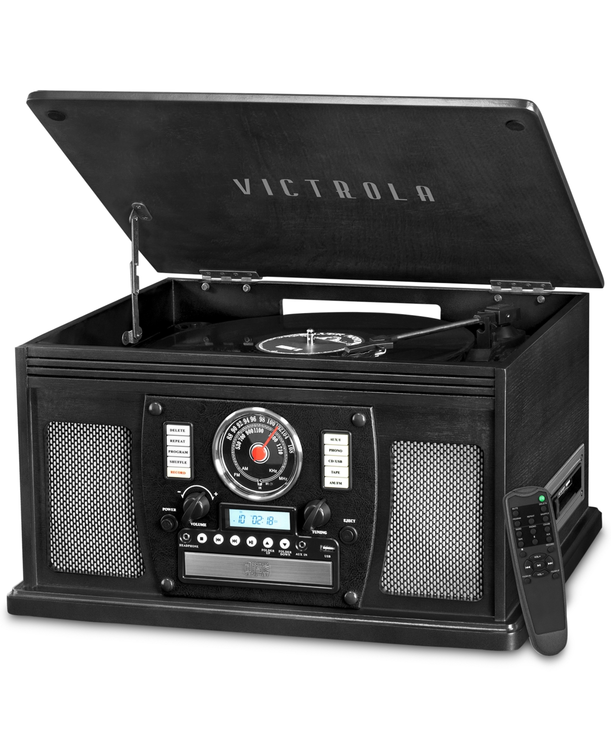 Click here for Innovative Technology Victrola Wood 8-in-1 Nostalg... prices