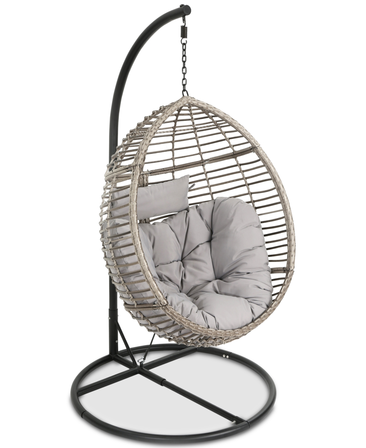 Click here for Logan Outdoor Basket Chair - Grey prices