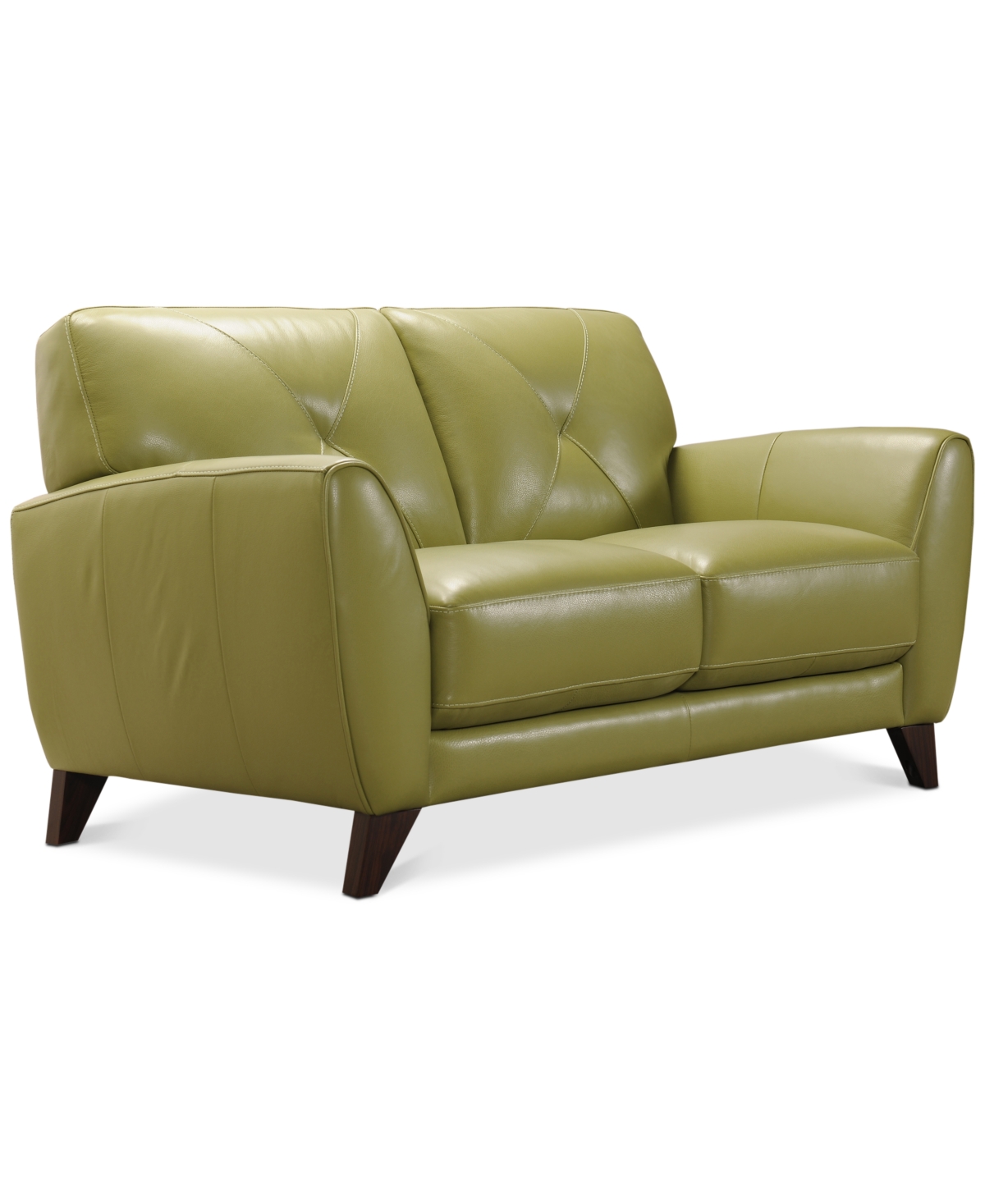 Click here for Myia 62 Leather Loveseat  Created for Macys - Gree... prices