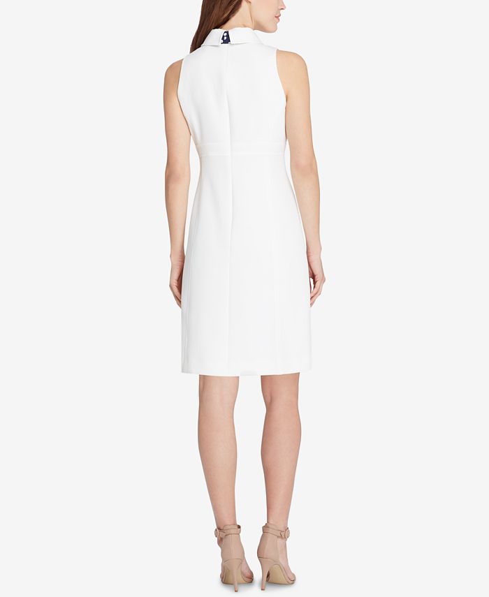 Tahari ASL Printed Bow Fit & Flare Dress - Macy's